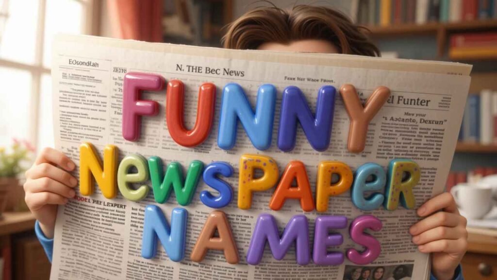 200+ Funny & Creative Newspaper Names - namescoober.com